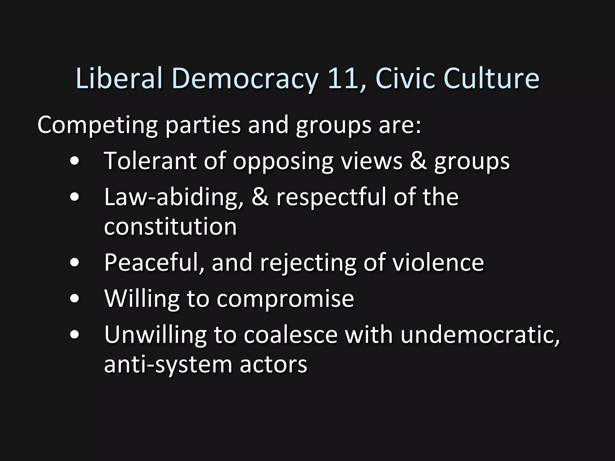 Electoral Democracy, Liberal Democracy and the Global Recession of ...