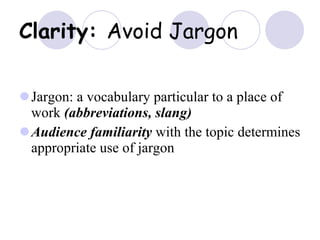 Qualities of good technical writing with examples | PPT