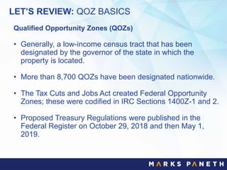 Everyone's Talking about Opportunity Zones | PPT