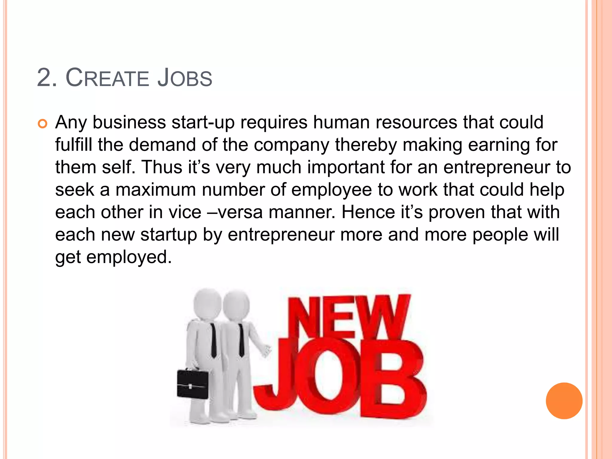 Role of Entrepreneur’s in Economic Development | PPTX