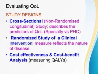 Health-Related Quality of Life | PPT