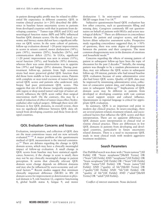 Qol paper | PDF | Cancer | Diseases and Conditions