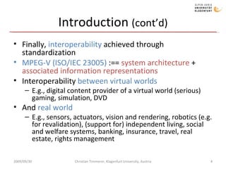 Interfacing with Virtual Worlds | PPT