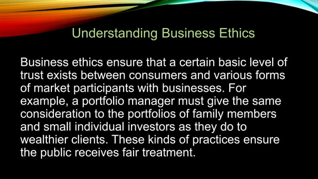 How to solve ethical issues in business | PPT