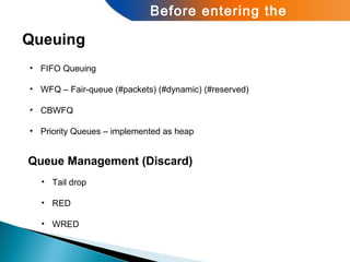 QoS | PPT | Computer Networking | Computing