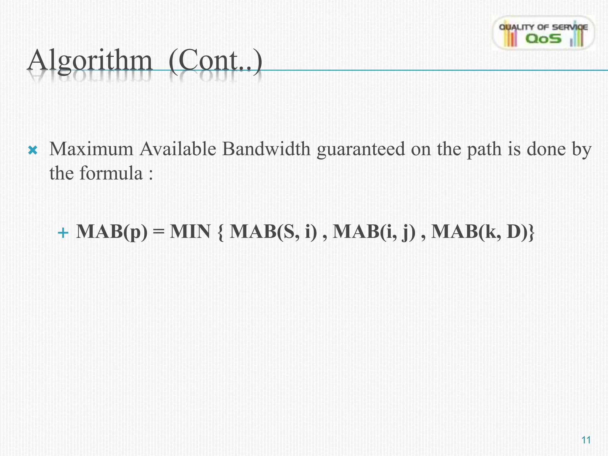Qo s oriented distributed routing protocols : anna university 2nd ...