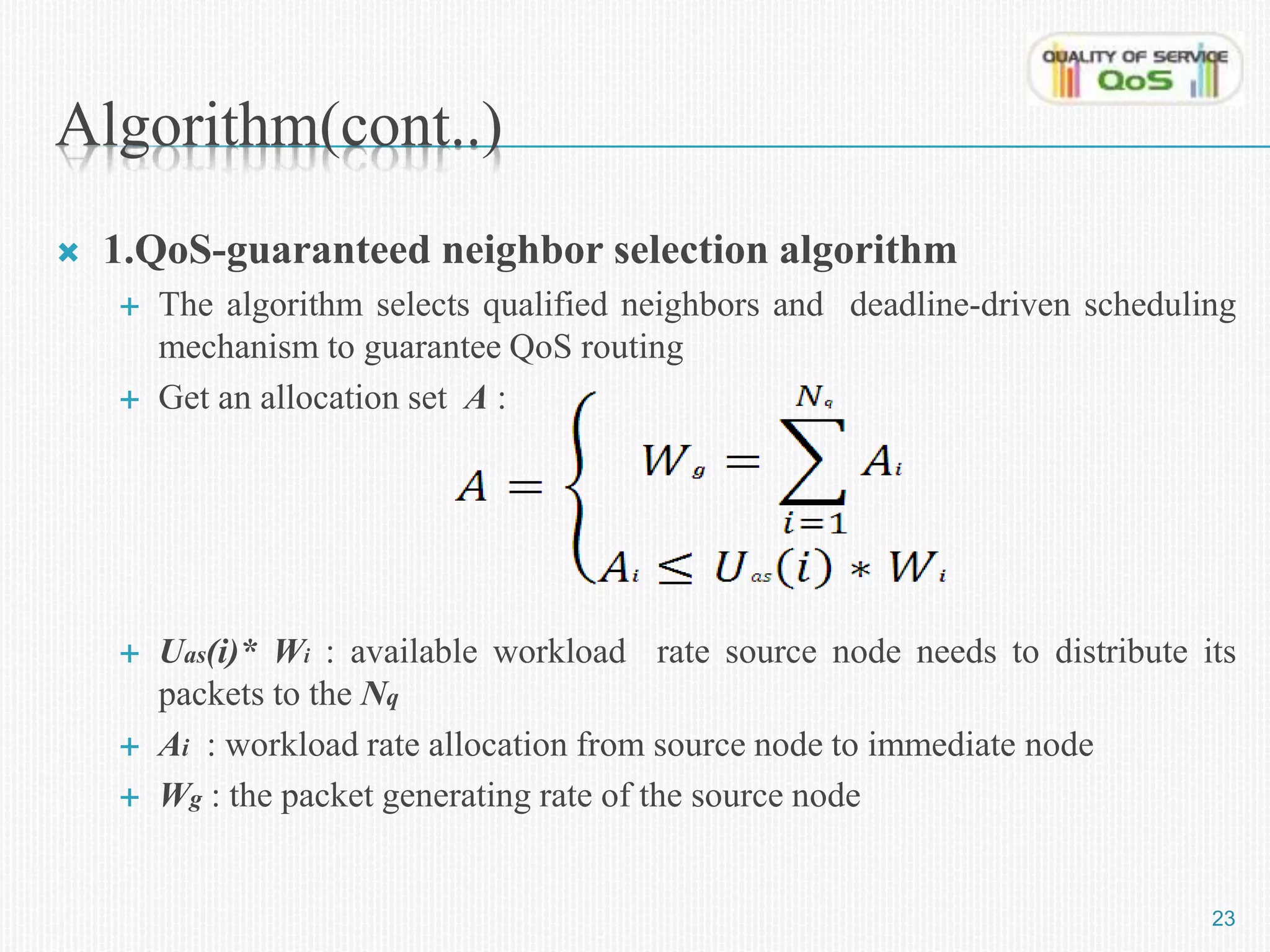 Qo S Oriented Distributed Routing Protocols Anna University 2nd Review Ppt Ppt