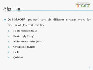 Qo s oriented distributed routing protocols : anna university 2nd ...