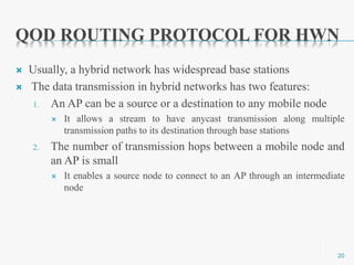 Qo s oriented distributed routing protocols : anna university 2nd review ppt | PPT