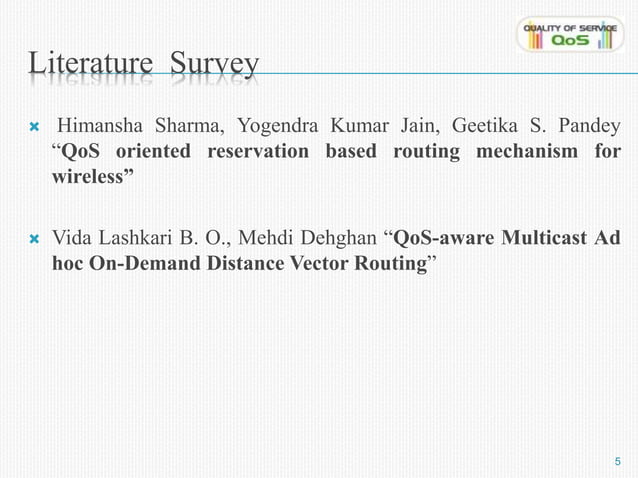 Qo s oriented distributed routing protocols : anna university 2nd ...