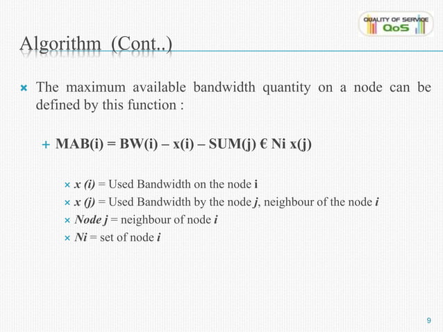 Qo s oriented distributed routing protocols : anna university 2nd ...