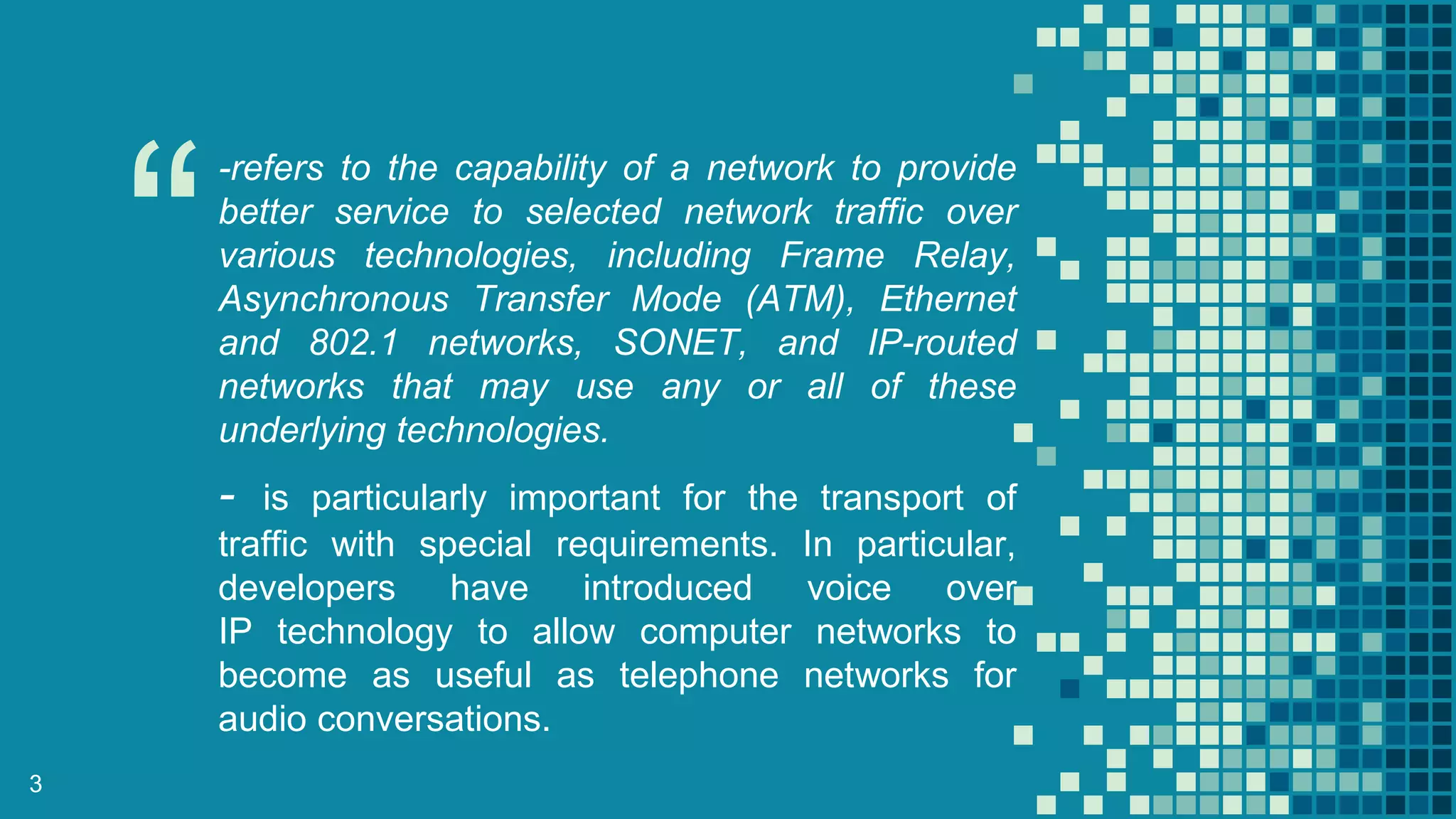 Qos Quality of services | PPTX | Computer Networking | Computing