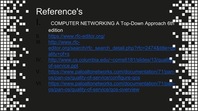 Qos Quality of services | PPTX | Computer Networking | Computing