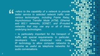 Qos Quality of services | PPTX