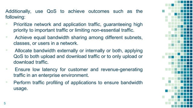 Qos Quality of services | PPTX | Computer Networking | Computing