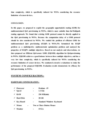 2014 IEEE JAVA NETWORKING PROJECT Qos aware geographic opportunistic routingin wireless sensor ...
