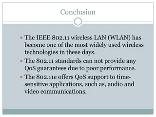QoS in WLAN | PPT