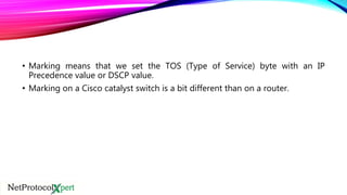 QoS marking on cisco IOS Router | PPTX | Computer Networking | Computing
