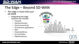 Intelligence at the Edge: How SD-WAN can Enable a Smarter Network | PPTX