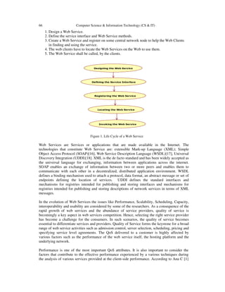 QOS OF WEB SERVICE: SURVEY ON PERFORMANCE AND SCALABILITY | PDF