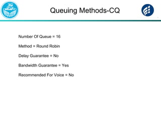 Quality of Service(Queuing Methods) | PPT