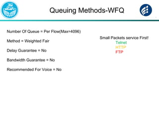 Quality of Service(Queuing Methods) | PPT