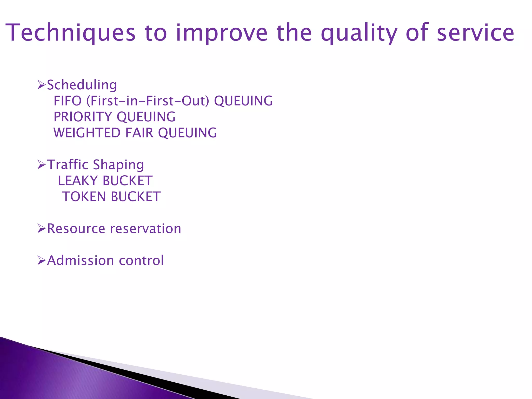 Quality of service computer network | PPTX | Computer Networking | Computing