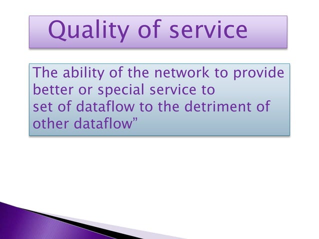 Quality of service computer network | PPTX | Computer Networking | Computing