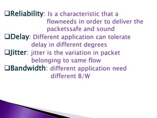 Quality of service computer network | PPTX | Computer Networking | Computing