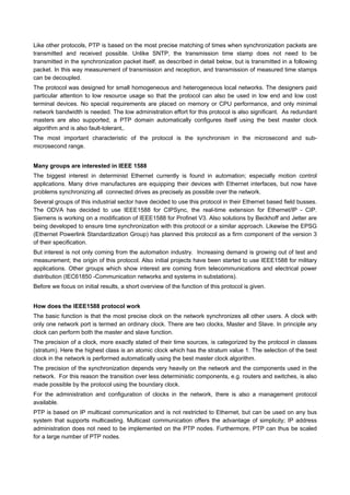 synchonization PTP | PDF