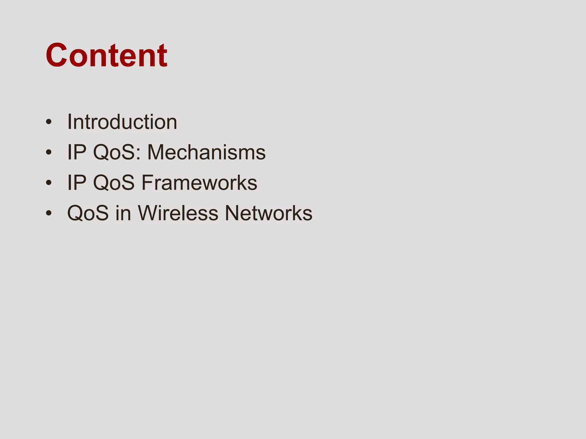 QoS (quality of service) | PPTX