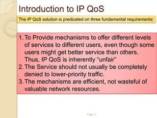 QoS (quality of service) | PPTX