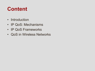 QoS (quality of service) | PPTX