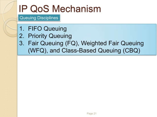 QoS (quality of service) | PPTX