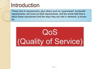 QoS (quality of service) | PPTX
