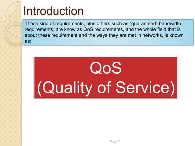 QoS (quality of service) | PPTX
