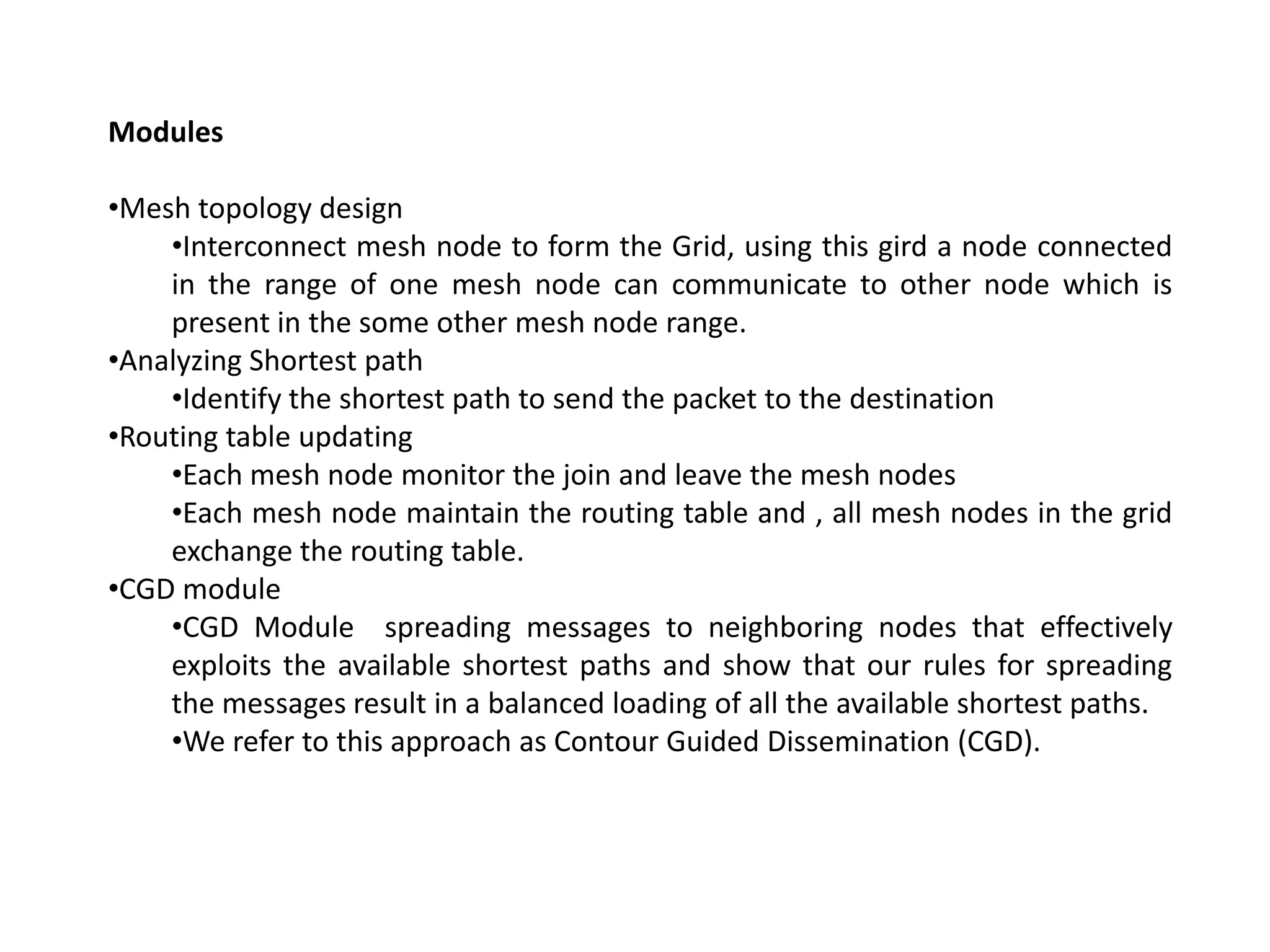 QoS AND ROUTING IN REGULAR WIRELESS MESH TOPOLOGY | PPSX | Computer Networking | Computing