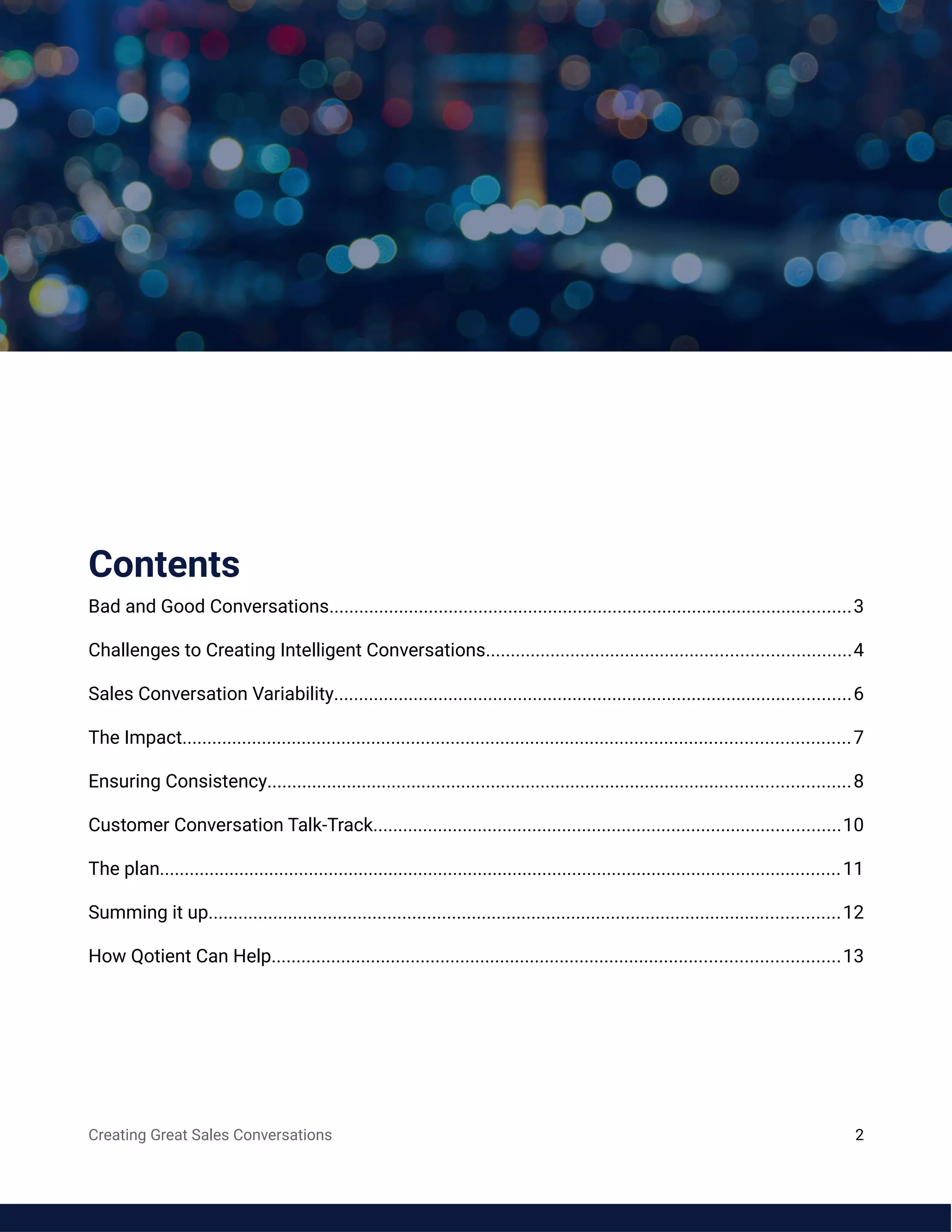Qotient conversation intelligence e book | PDF