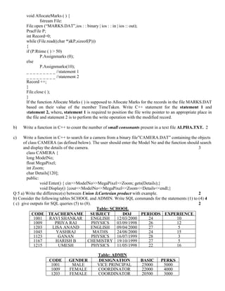 Computer Science Sample Paper 2 | PDF