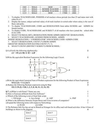Computer Science Sample Paper 2 | PDF
