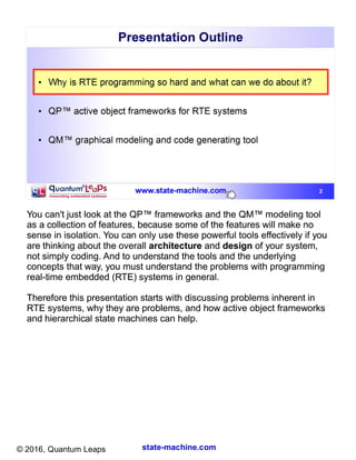 Overview of QP Frameworks and QM Modeling Tools (Notes) | PDF