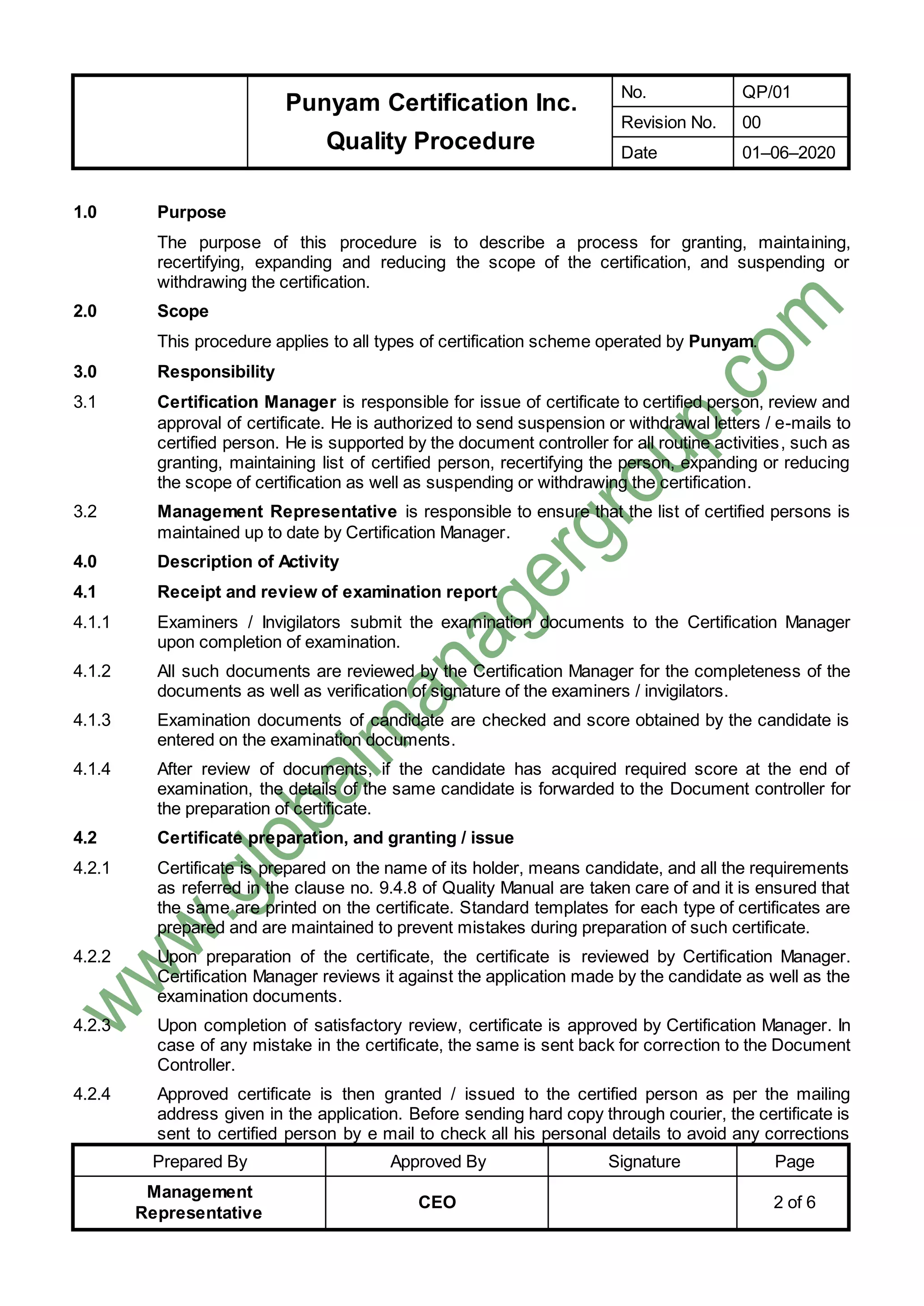 QP_01_Granting certification.doc