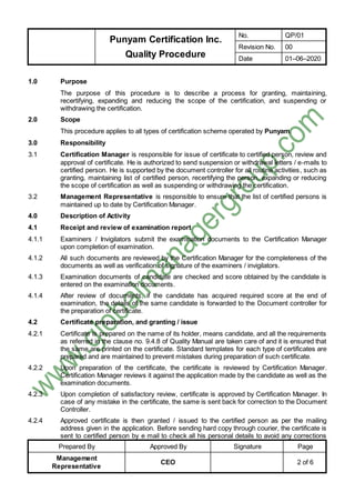 QP_01_Granting certification.doc