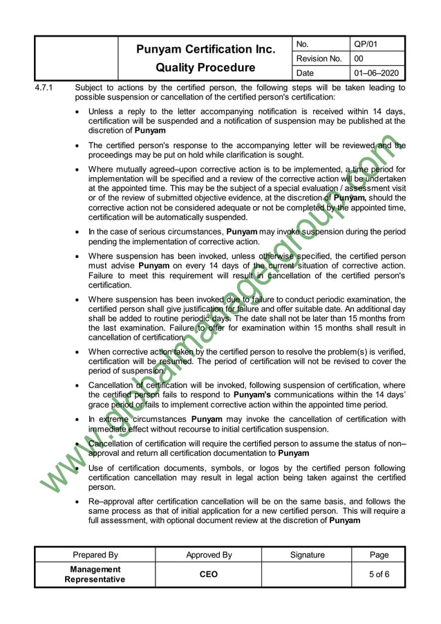 QP_01_Granting certification.doc