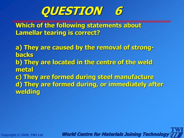 Project Quality Plan for Welding and Control.ppt