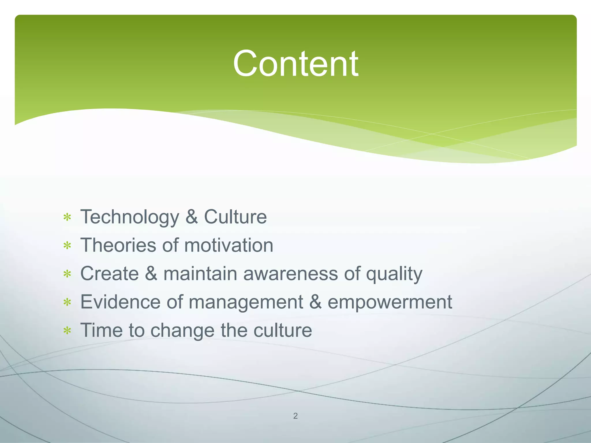 Developing; Quality Culture | PPTX