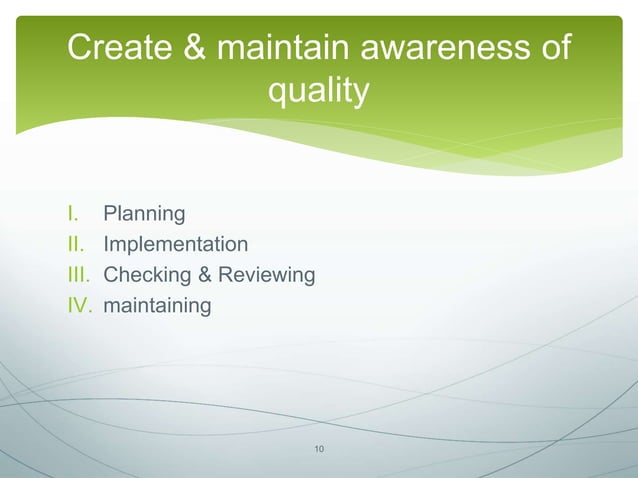 Developing; Quality Culture | PPTX