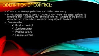 Control of Quality | PPT