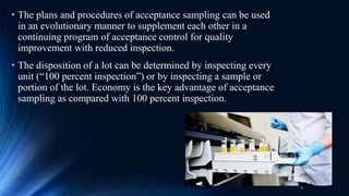 Qpa -inspection and test sampling plan | PPTX