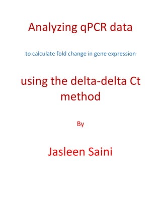 How to analyze qPCR data? | DOCX